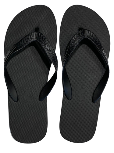Kustom Blend Bottlo Jandals, Black | Underground Skate