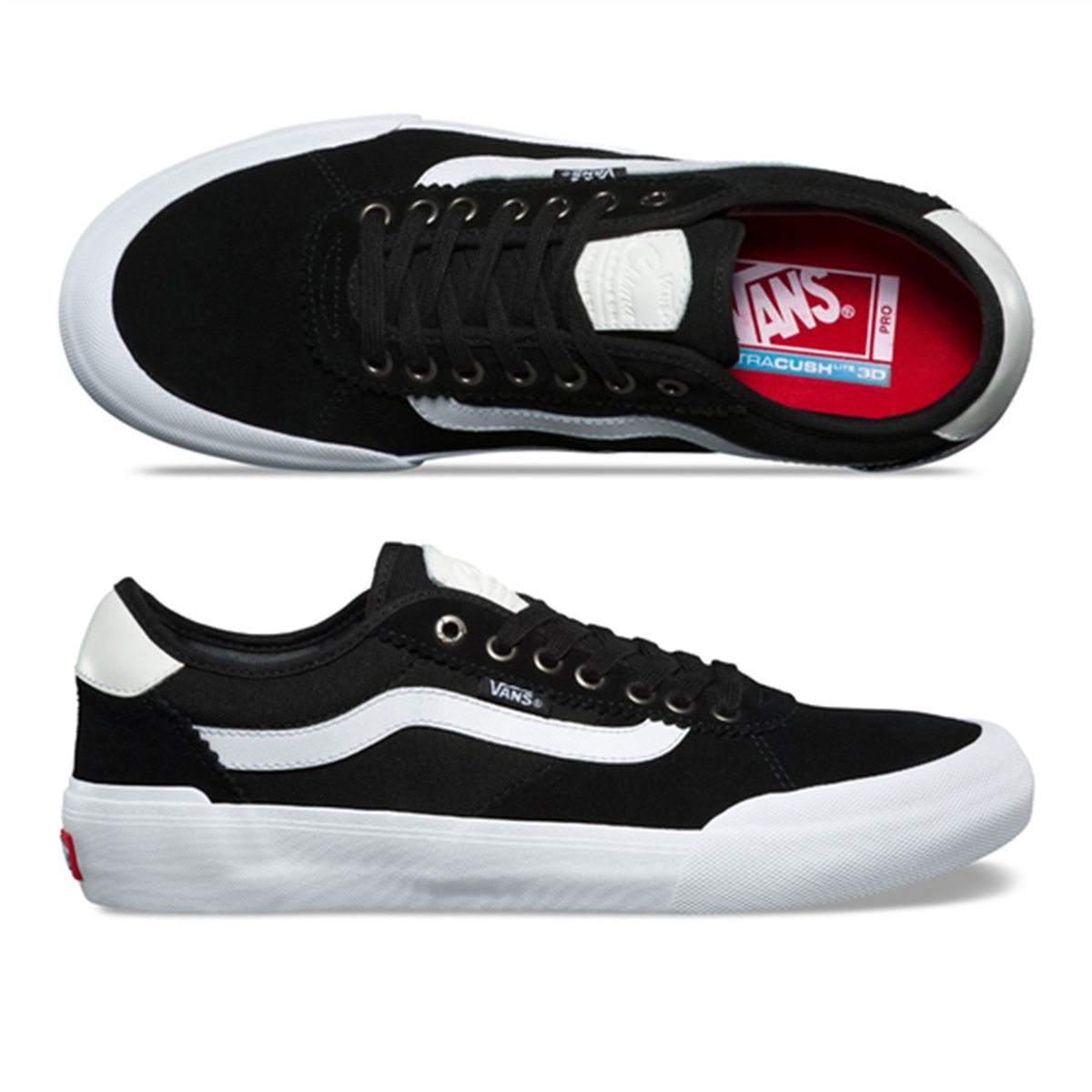 Vans Chima Pro 2 Shoes, Suede Black | Underground Skate