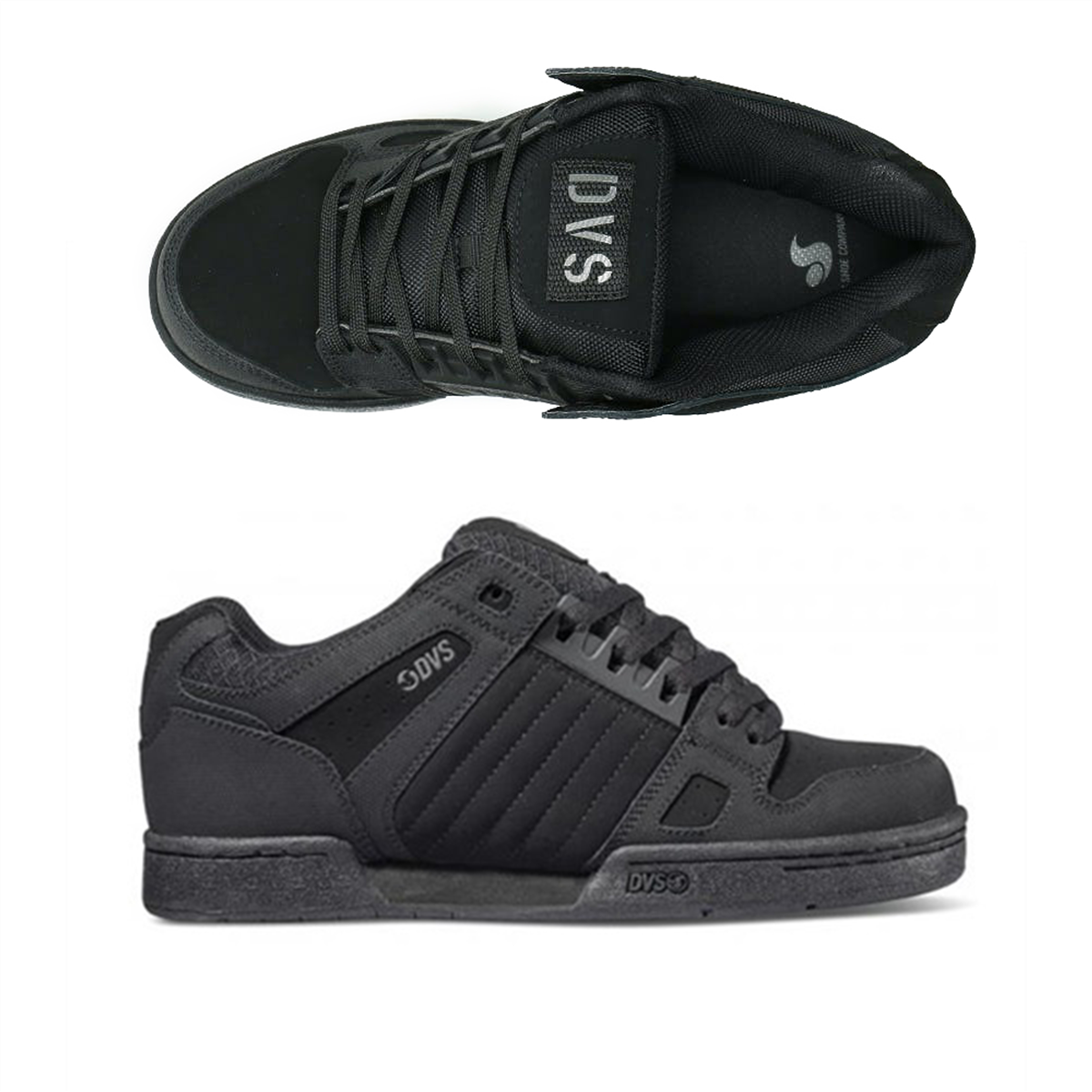 Dvs Celsius Skate Shoe, Black/ Black Leather | Underground Skate