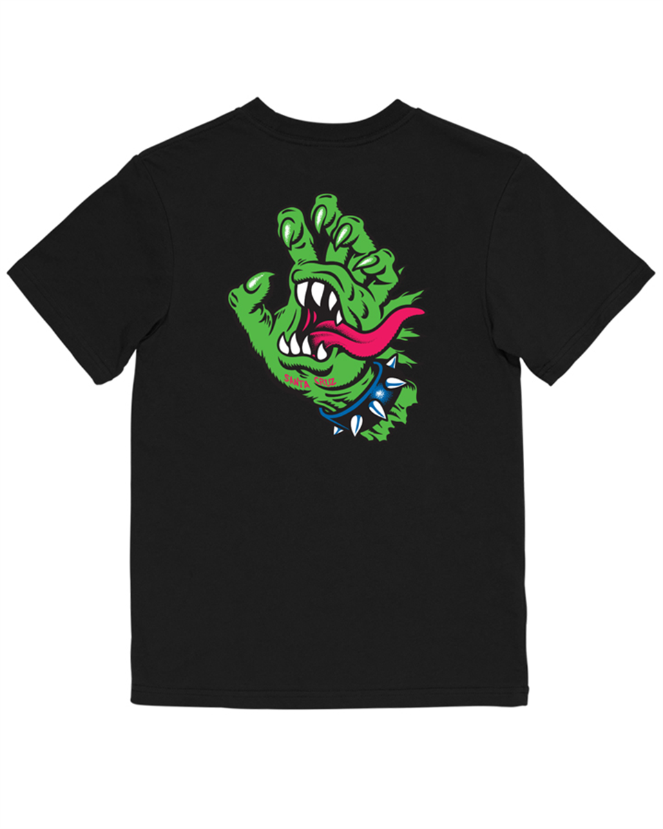 Santa Cruz Meek Og Slasher Hand Tee,Black | Underground Skate