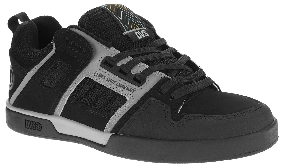 Dvs Comanche 2.0+ Shoes, Black Grey Nubuck | Underground Skate