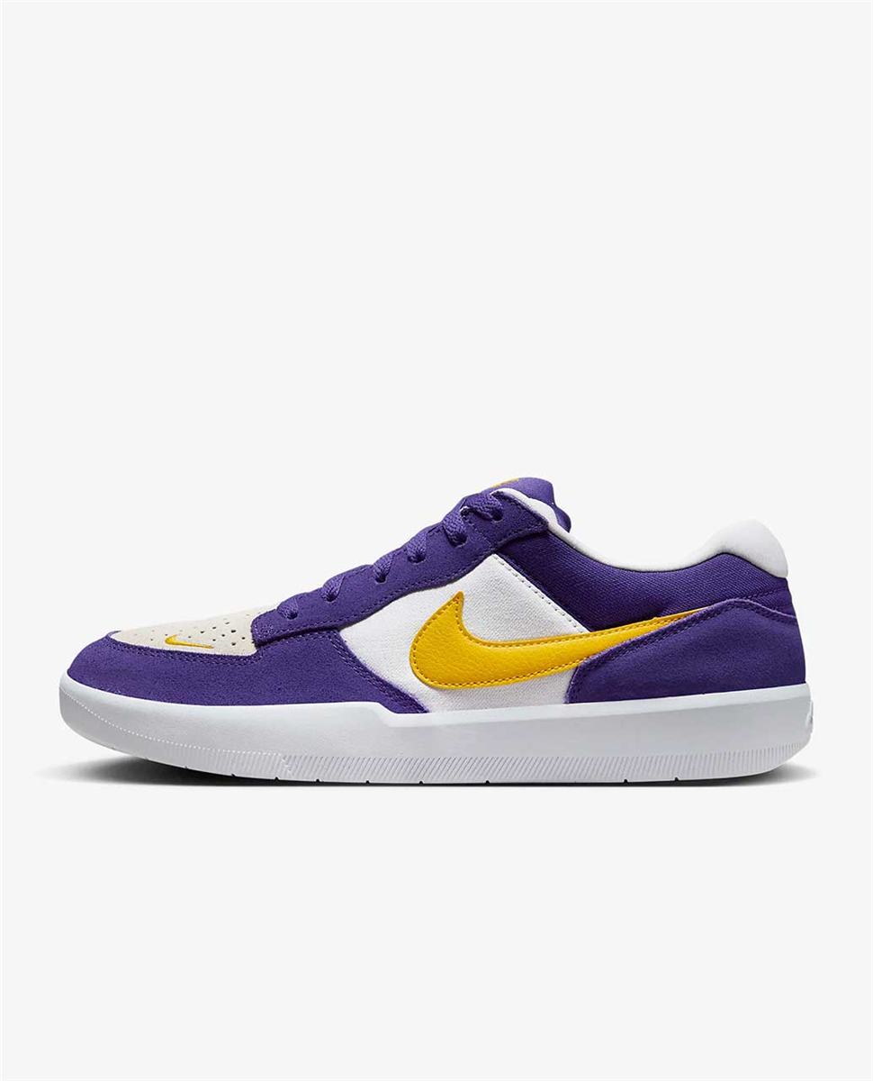 Nike Sb Force 58 Skate Shoe, Court Purple/Amarillo-White | Underground ...