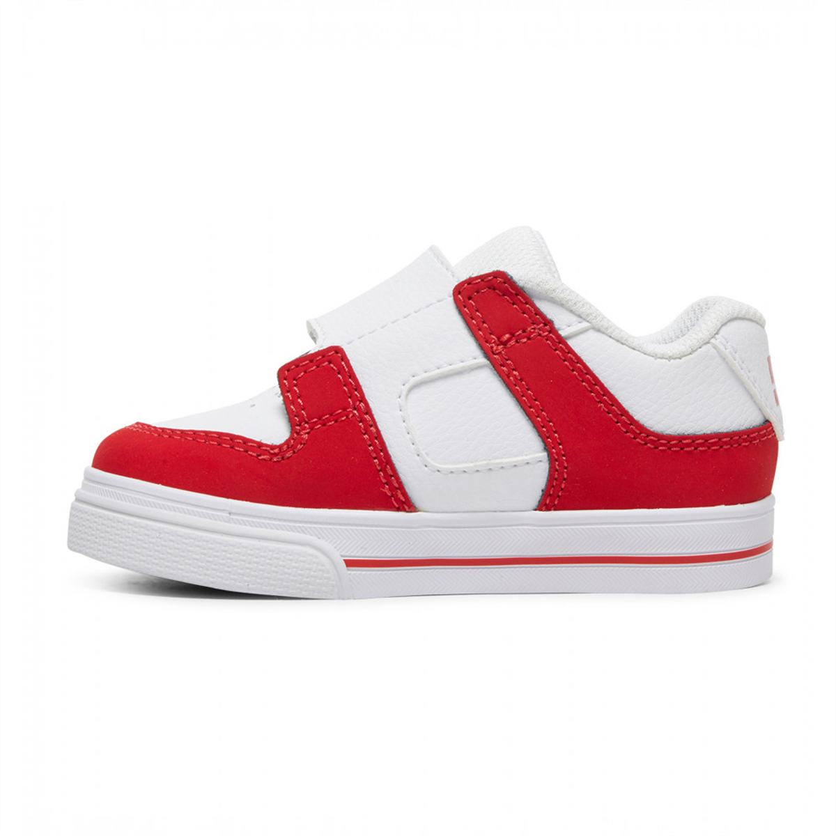 Dc Pure Velcro Ii Toddlers Shoe, White/ Red | Underground Skate