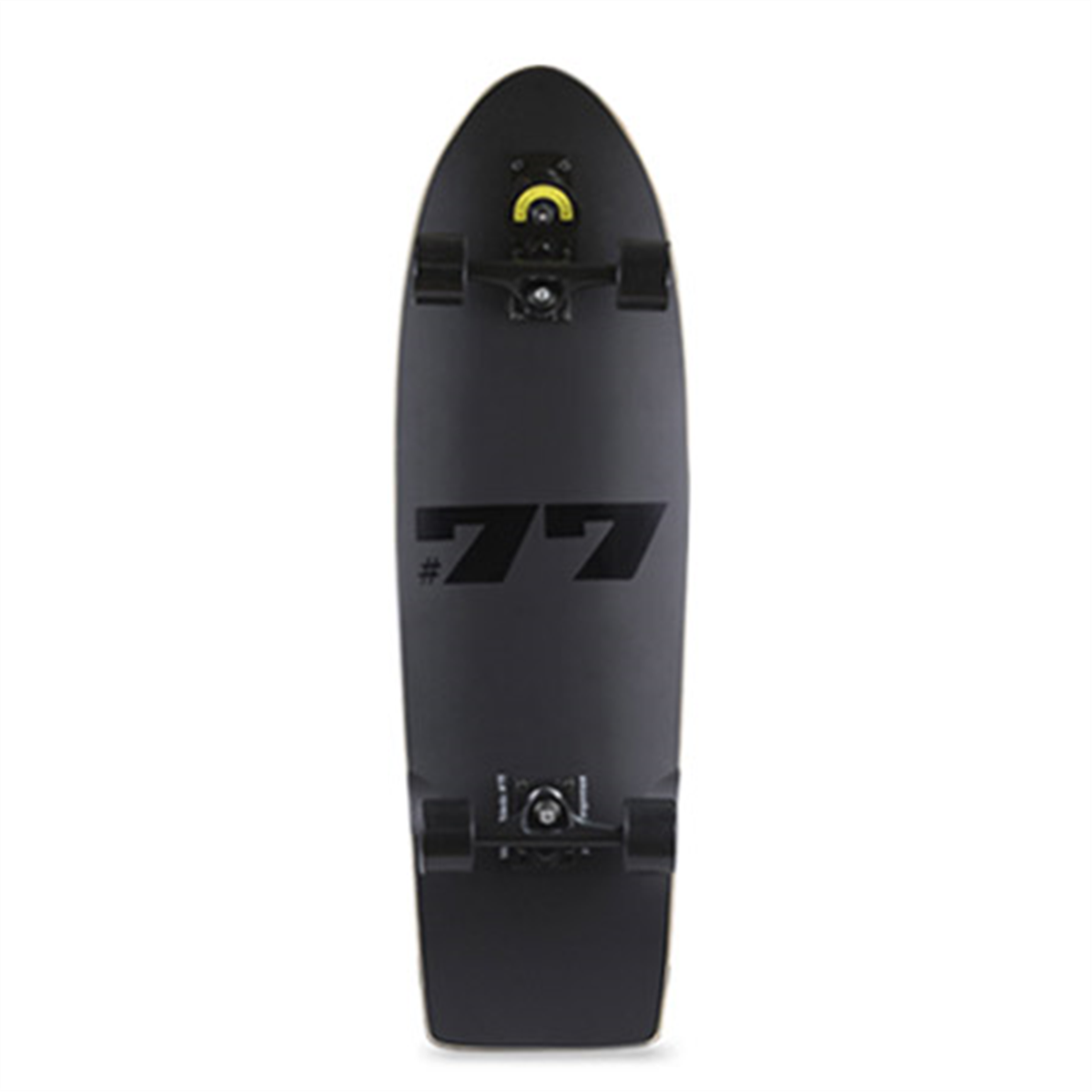 Smoothstar 77 Toledo 34" Surf Skateboard, Black | Underground Skate